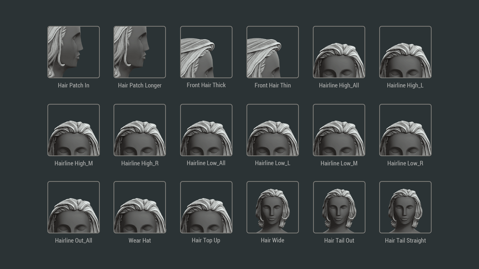 Lite Hair Male Vol. 2 - Character Creator/Hair - Reallusion Content Store