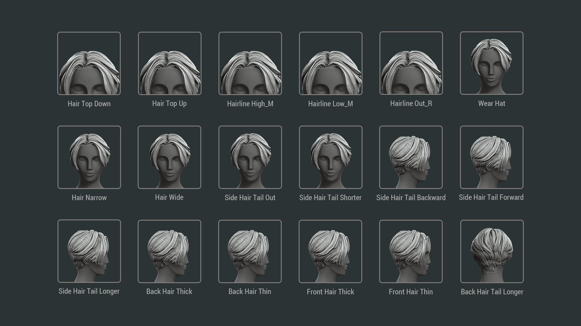 Lite Hair Male Vol. 2 - Character Creator/Hair - Reallusion Content Store