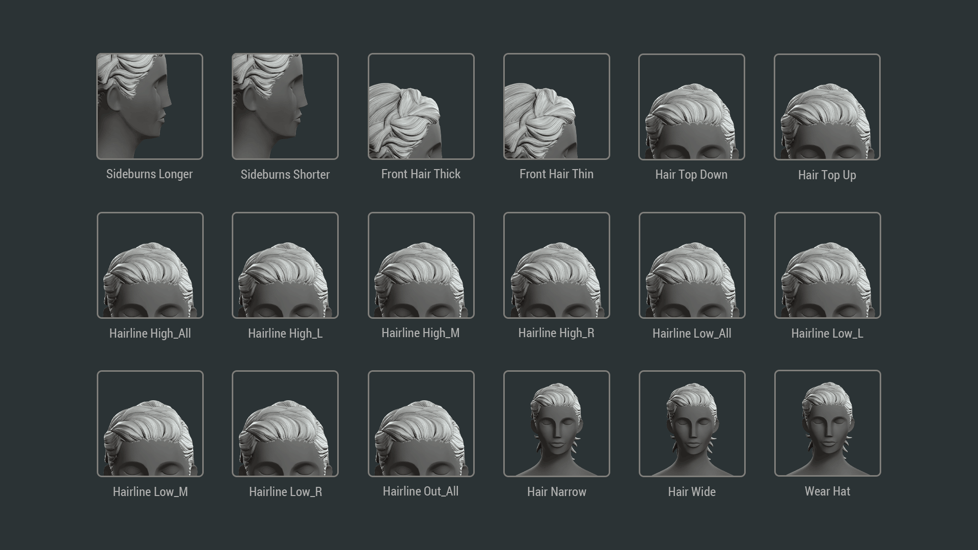 Lite Hair Female Vol. 3 - Character Creator/Hair - Reallusion Content Store