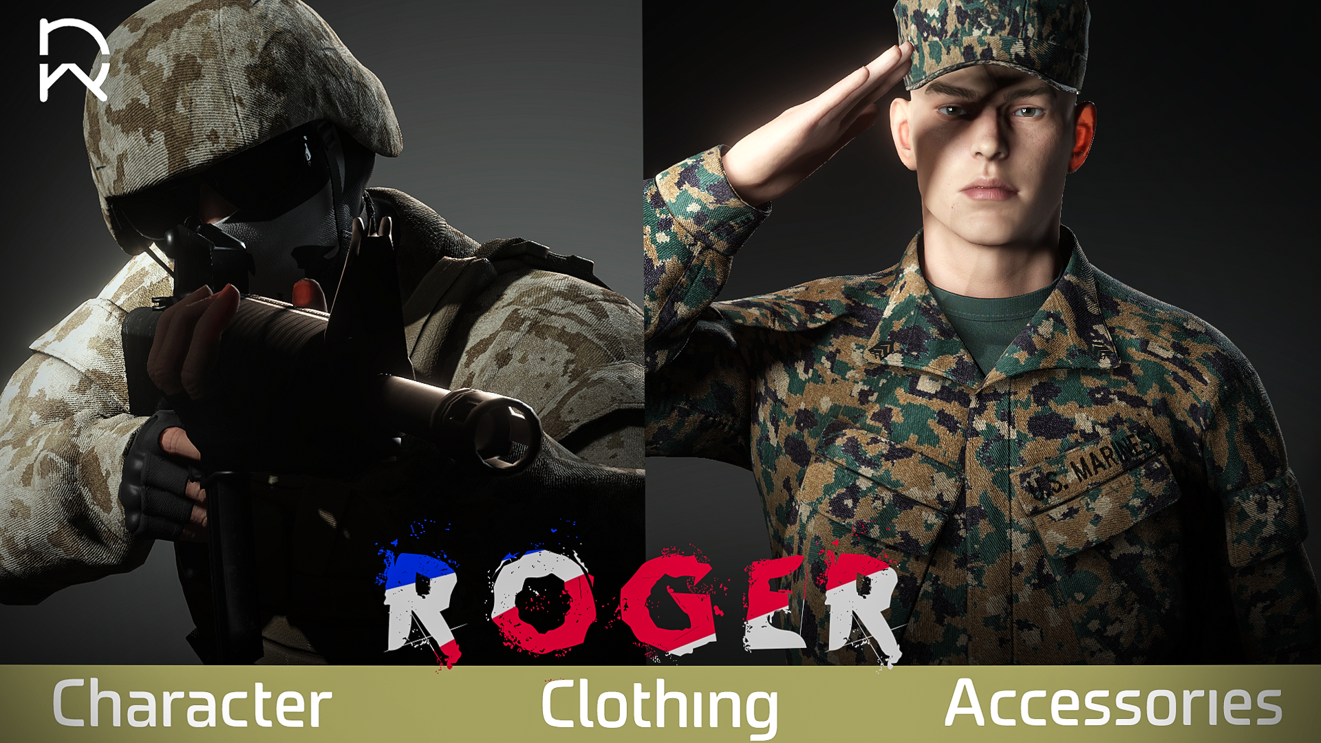 Roger - Marine - Character Creator/Actor - Reallusion Content Store