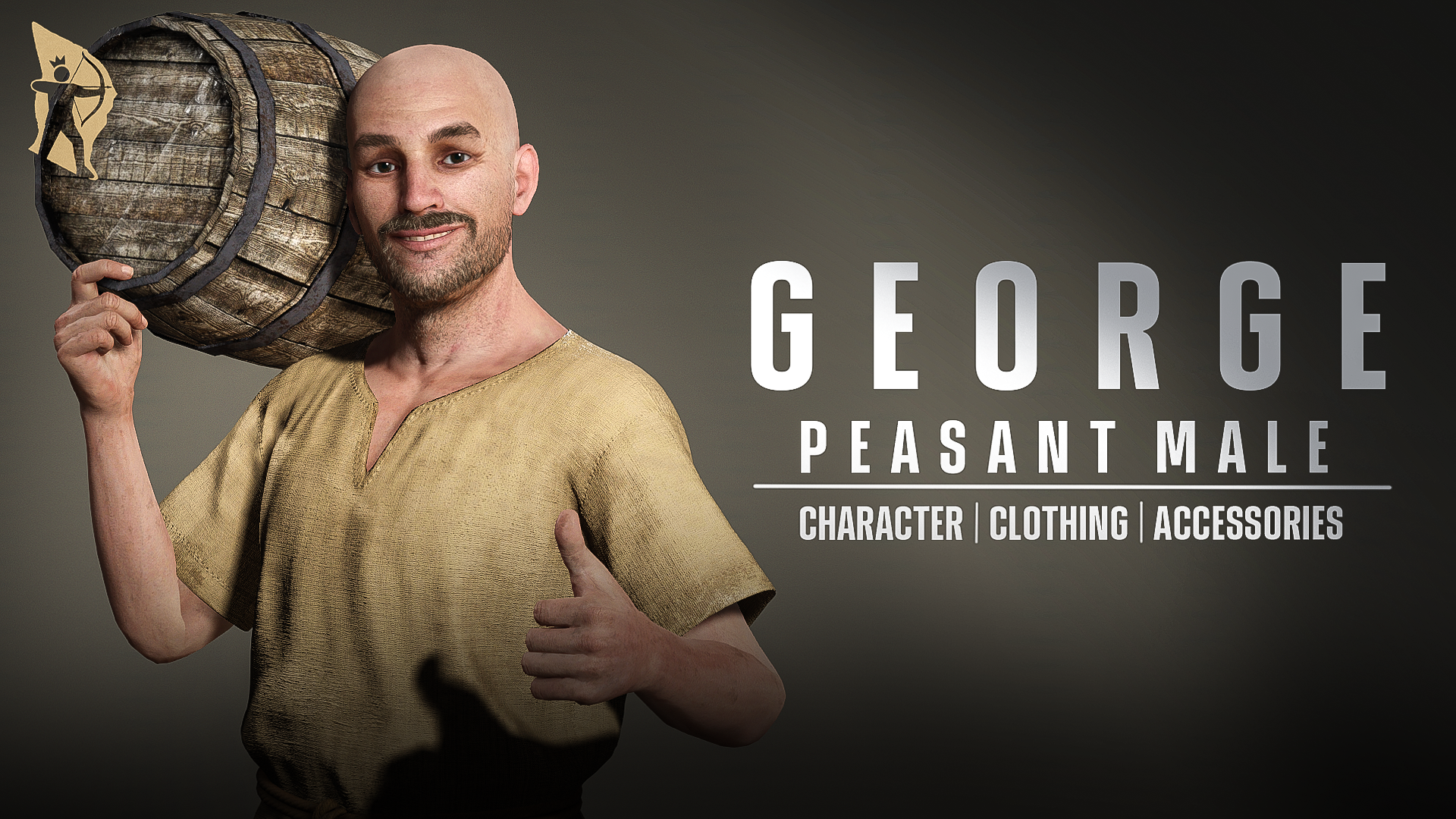 Peasant Man - Medieval - Character Creator/Actor - Reallusion Content Store