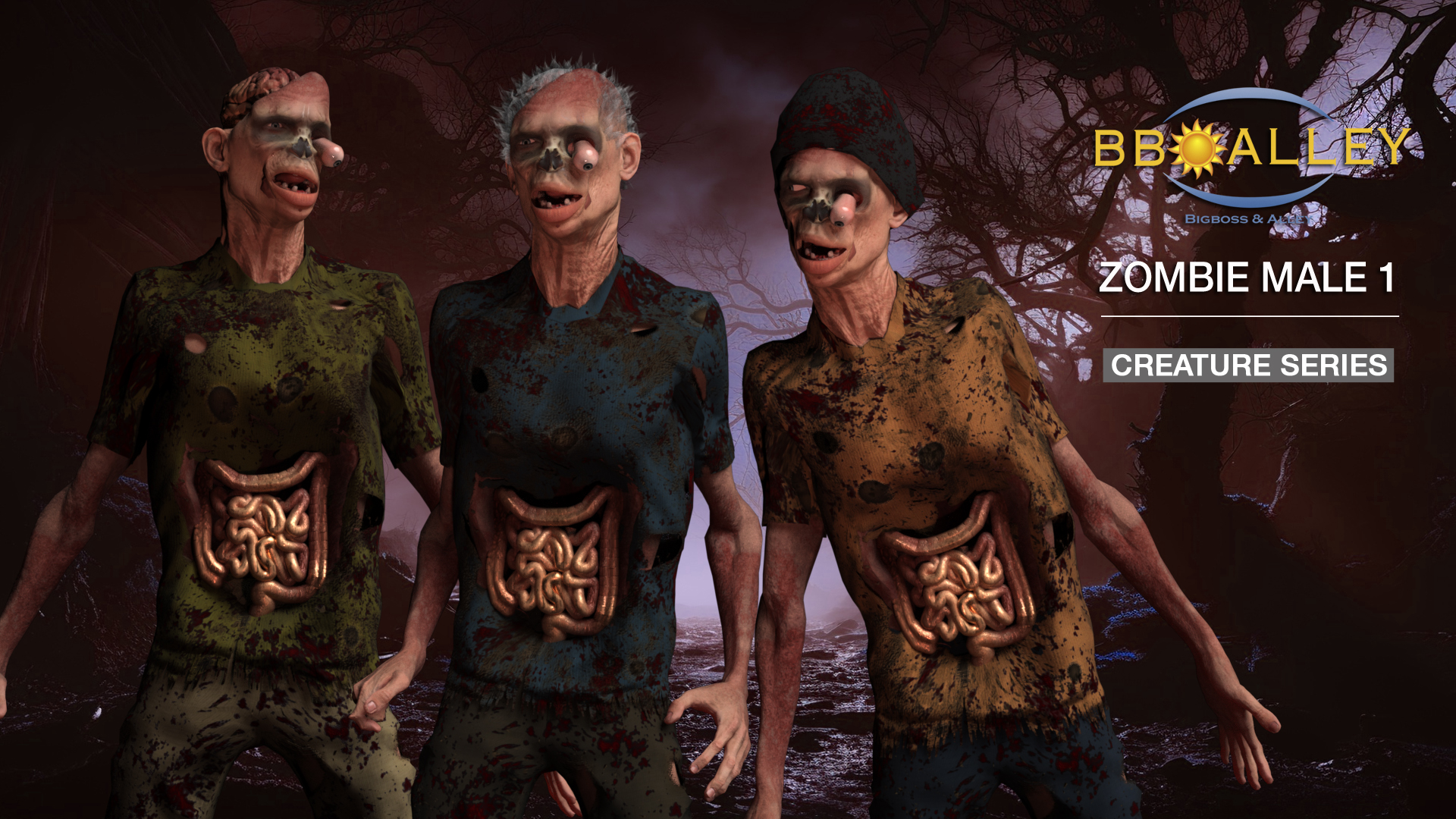 Male Zombie - Character Creator/Actor - Reallusion Content Store