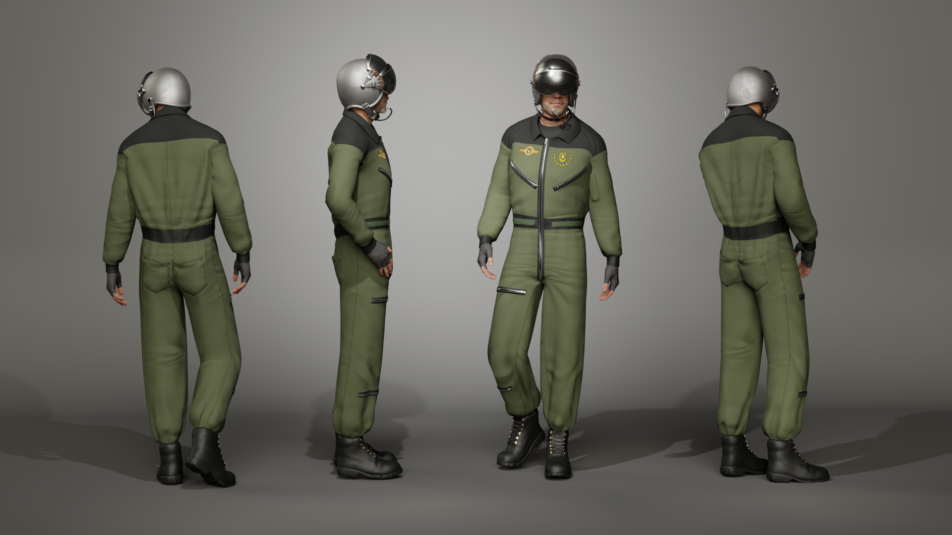 Kevin Flight Suit - Character Creator/Outfit - Reallusion Content Store