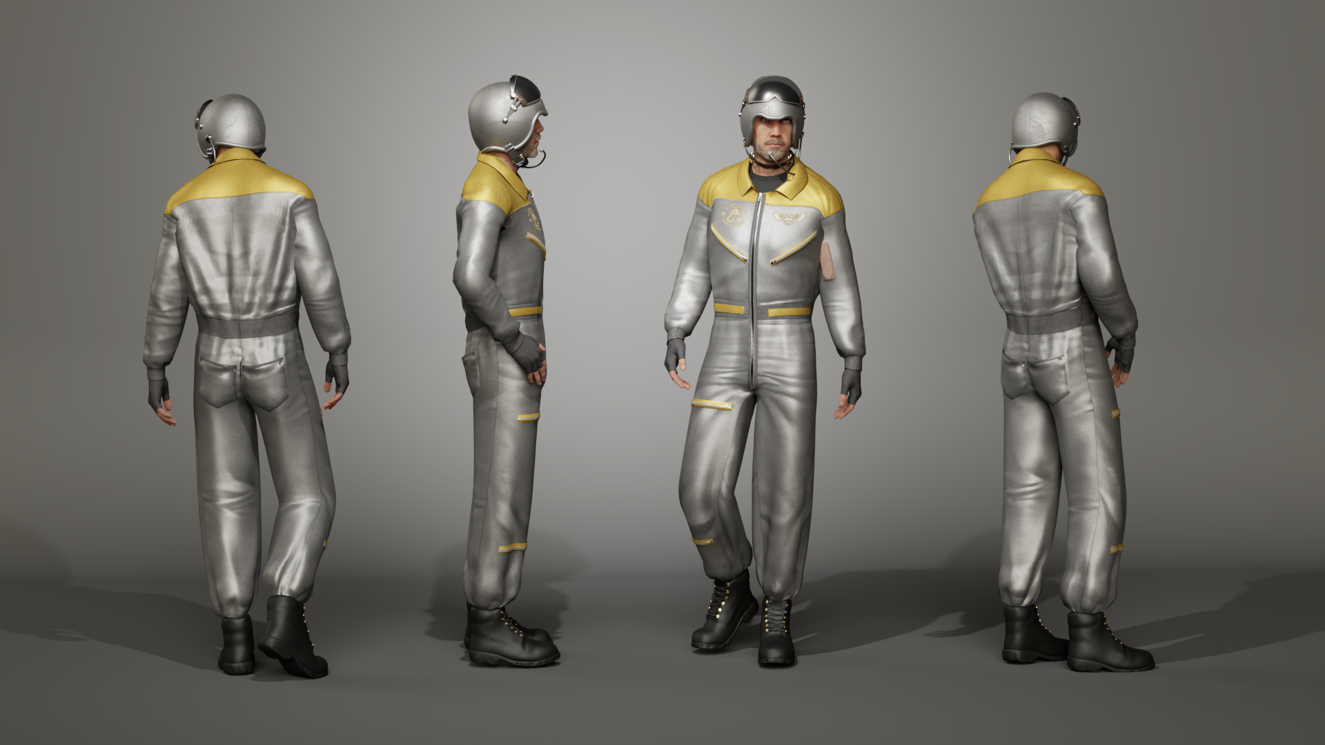 Kevin Flight Suit - Character Creator/Outfit - Reallusion Content Store