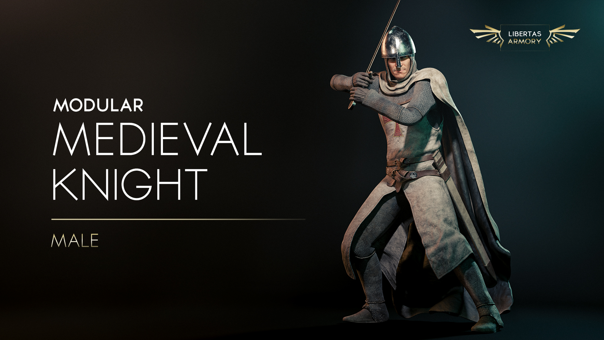 Modular Medieval Knight - Character Creator/Outfit - Reallusion Content ...