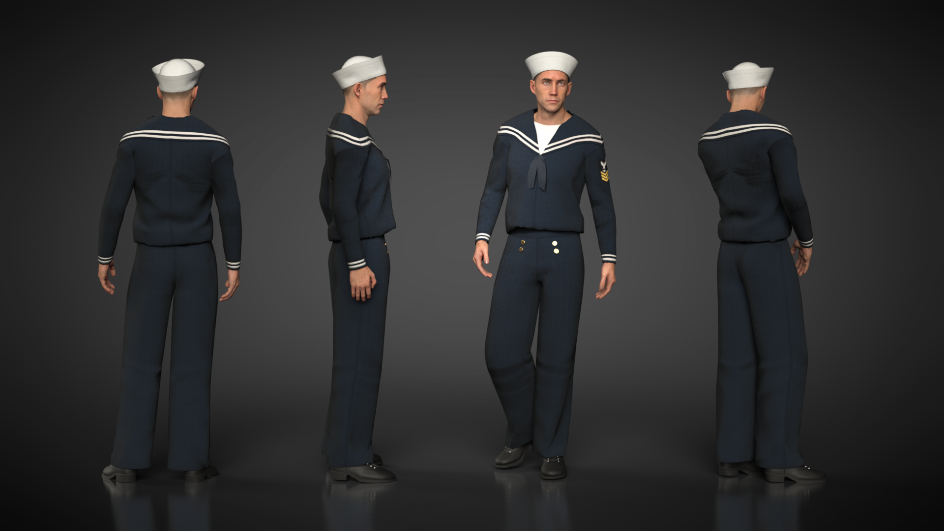 WWII Navy Seal - Character Creator/Outfit - Reallusion Content Store