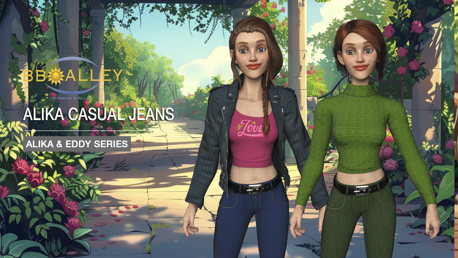 Alika Casual Jeans - Character Creator/Outfit - Reallusion Content Store