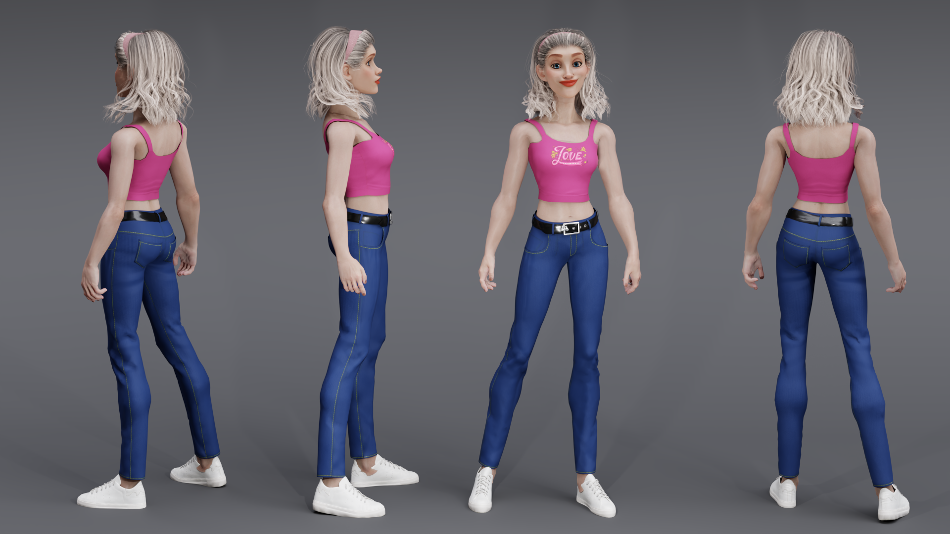 Alika Casual Jeans - Character Creator/Outfit - Reallusion Content Store
