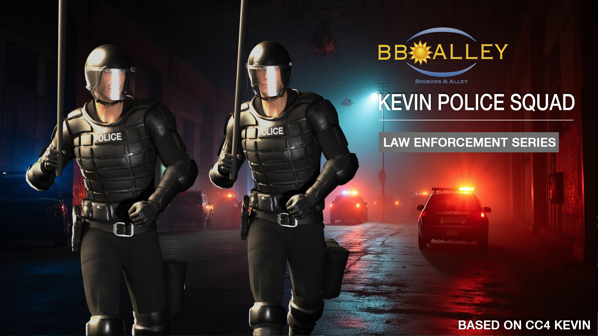 Kevin Police Squad - Character Creator/Outfit - Reallusion Content Store