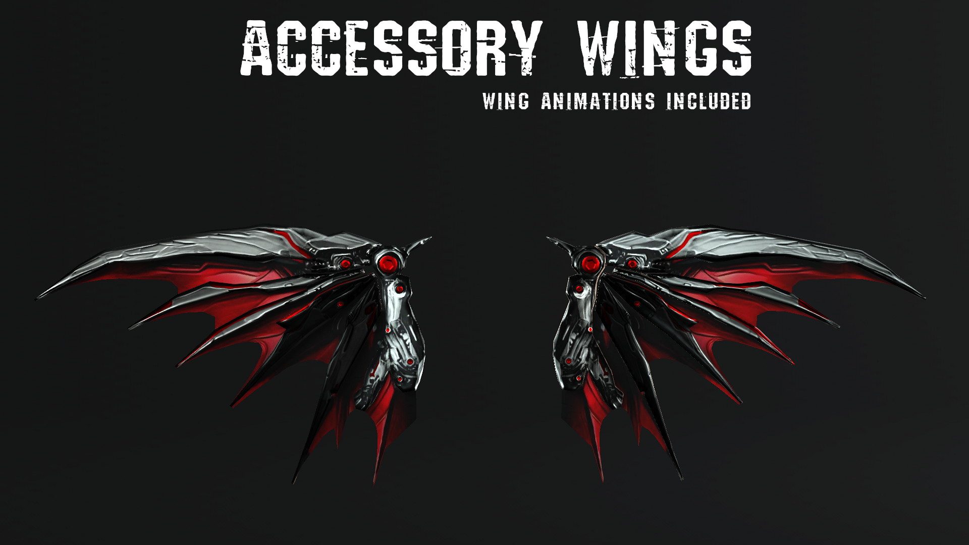 CyberPunk Bat Armor and Wings - Character Creator/Accessory ...
