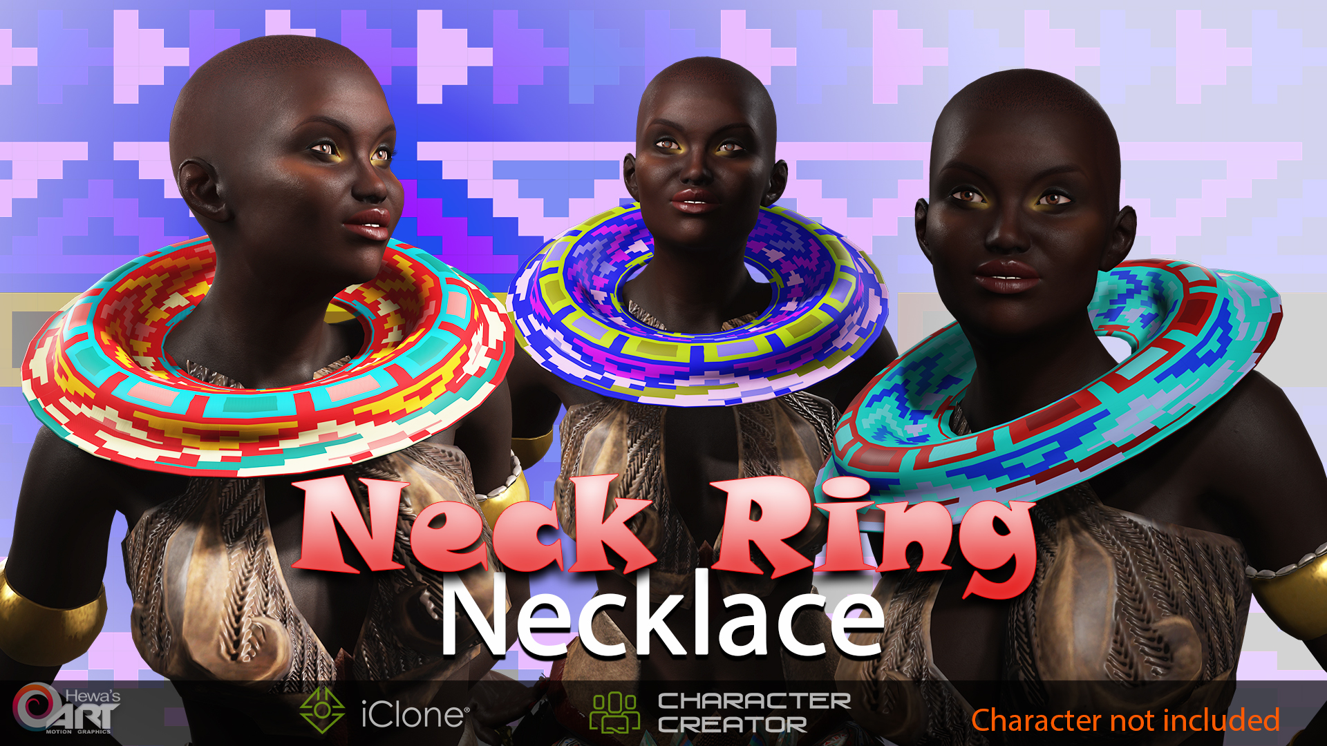 Neck Ring Necklace - Character Creator/Accessory - Reallusion Content Store