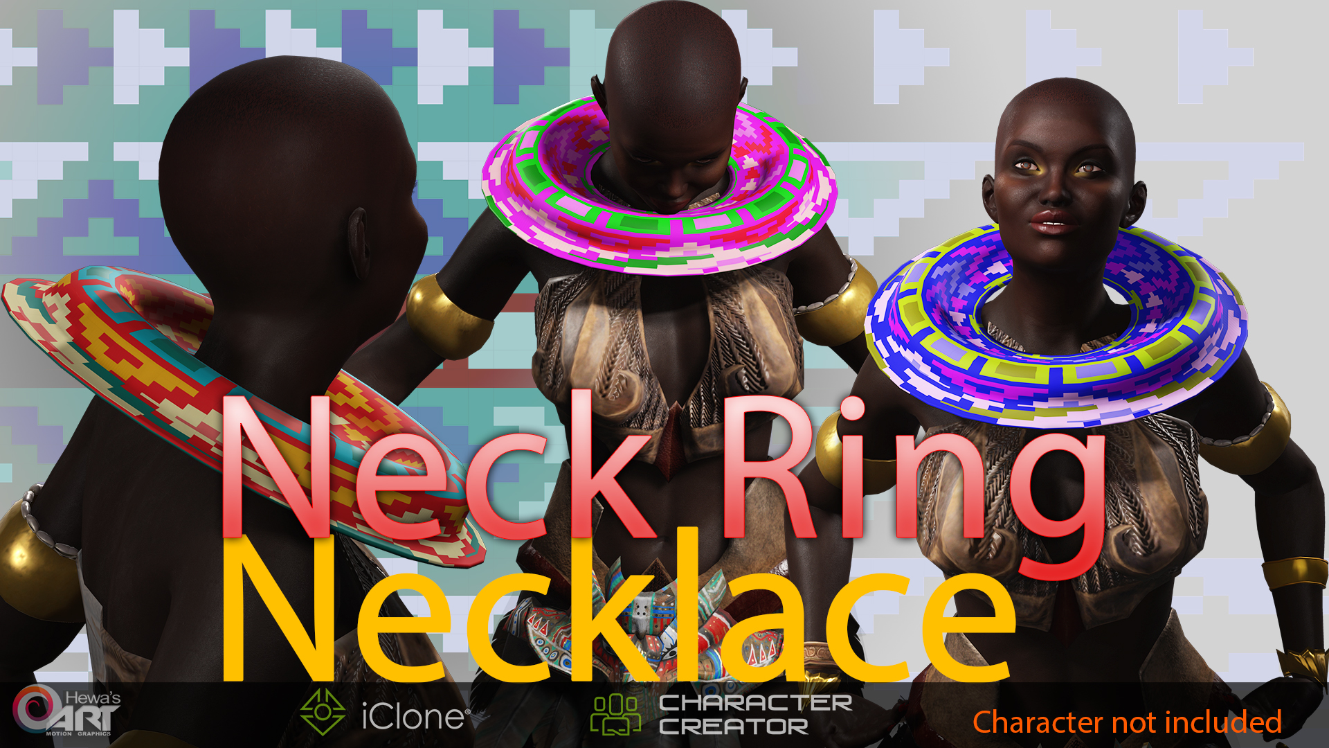 Neck Ring Necklace - Character Creator/Accessory - Reallusion Content Store
