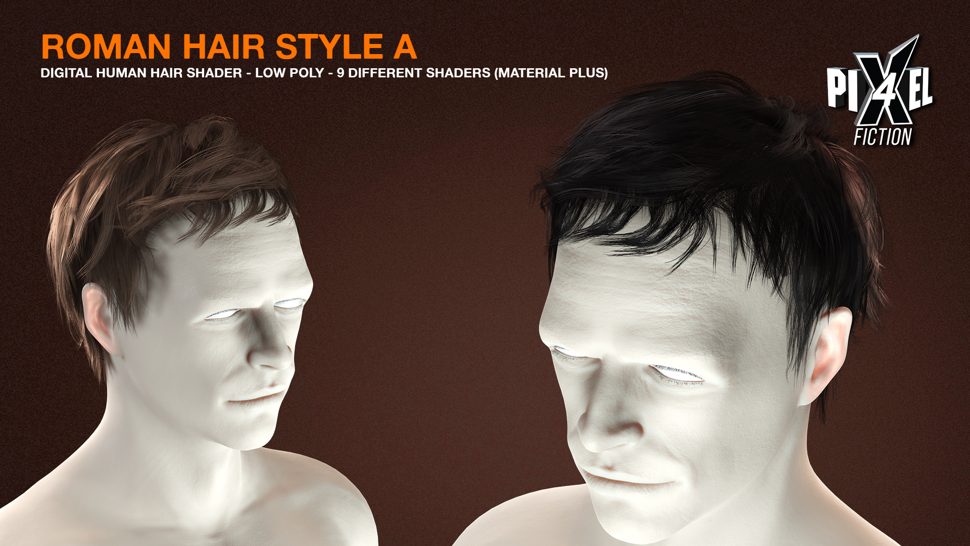 Roman Hair Style A - Character Creator/Hair - Reallusion Content Store