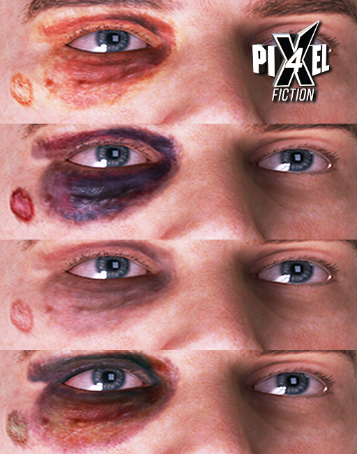 Full Bloody Face Bundle - Character Creator/Combo (Multiple-PID ...