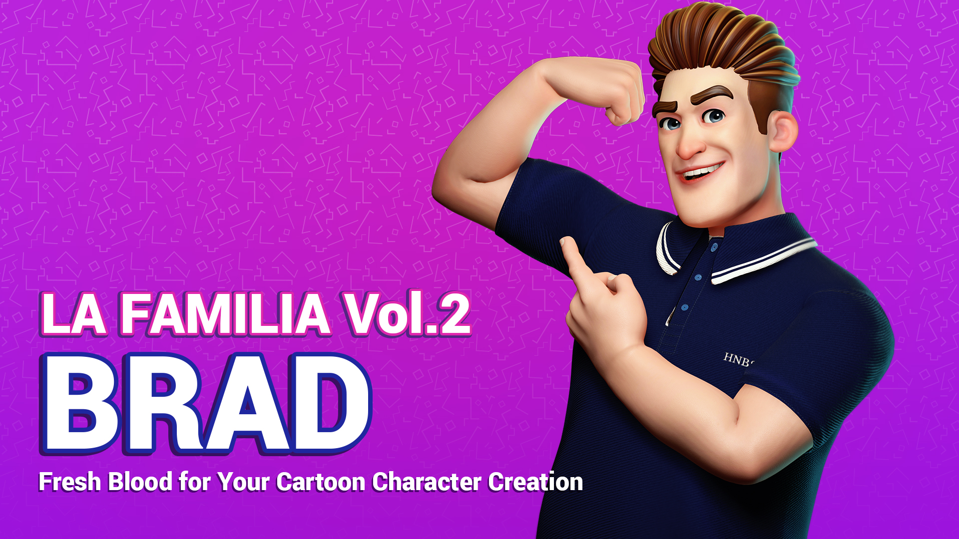La Familia Vol.2 - Brad - Character Creator/Actor - Reallusion Content ...