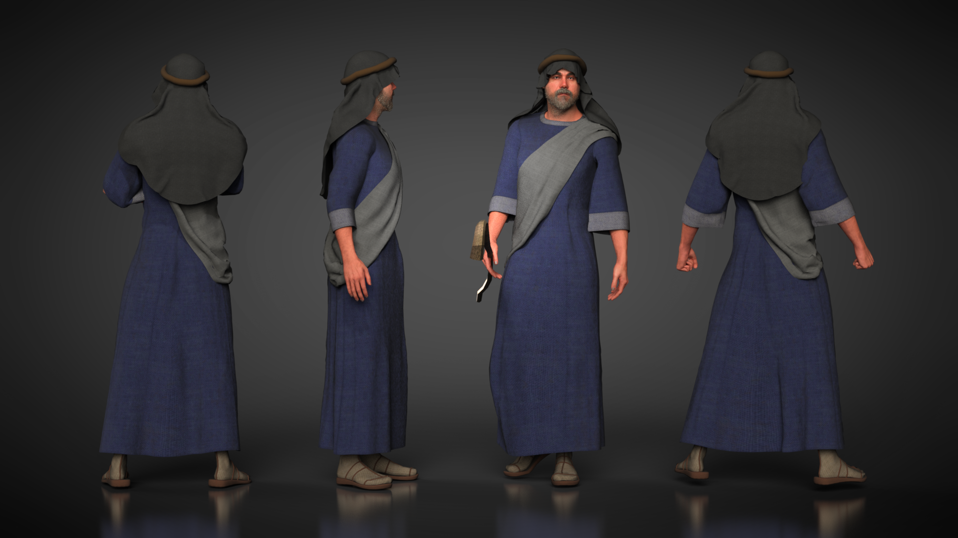 Nativity Shepherds CC4 - Character Creator/Actor - Reallusion Content Store