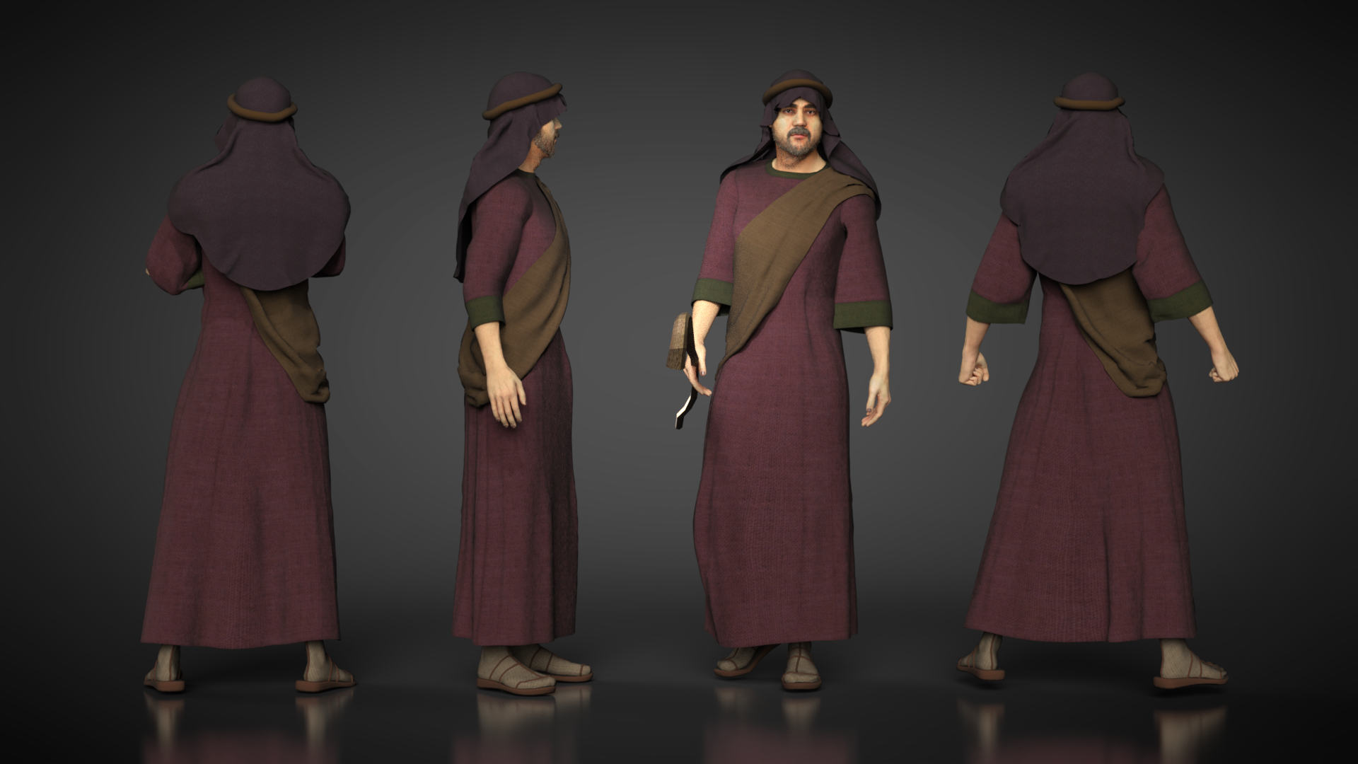 Nativity Shepherds CC4 - Character Creator/Actor - Reallusion Content Store