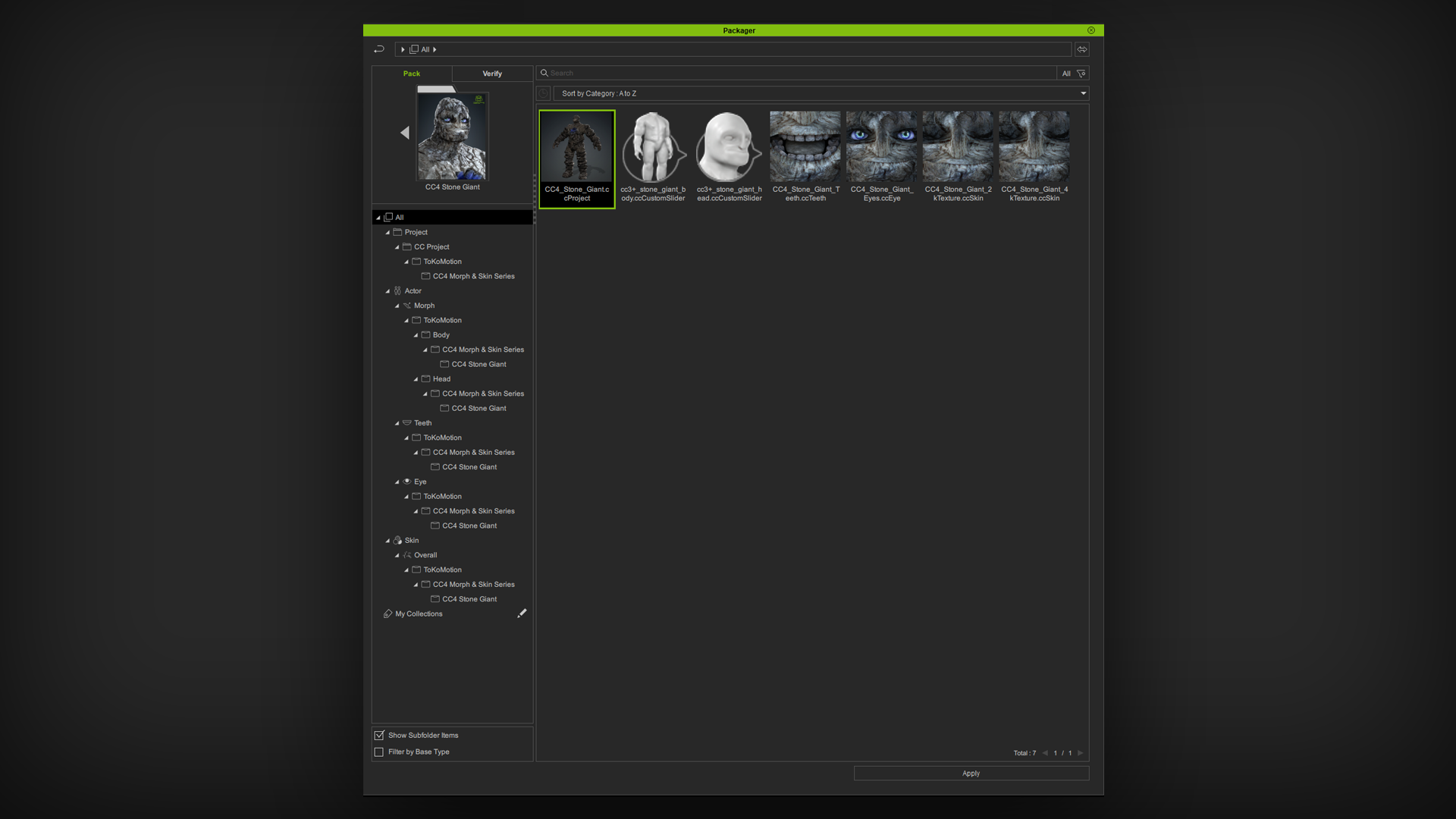 CC4 Stone Giant - Character Creator/Actor - Reallusion Content Store