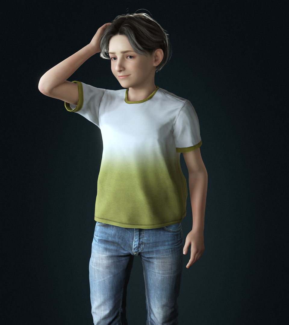 AC Teen Andrew - Character Creator/Actor - Reallusion Content Store