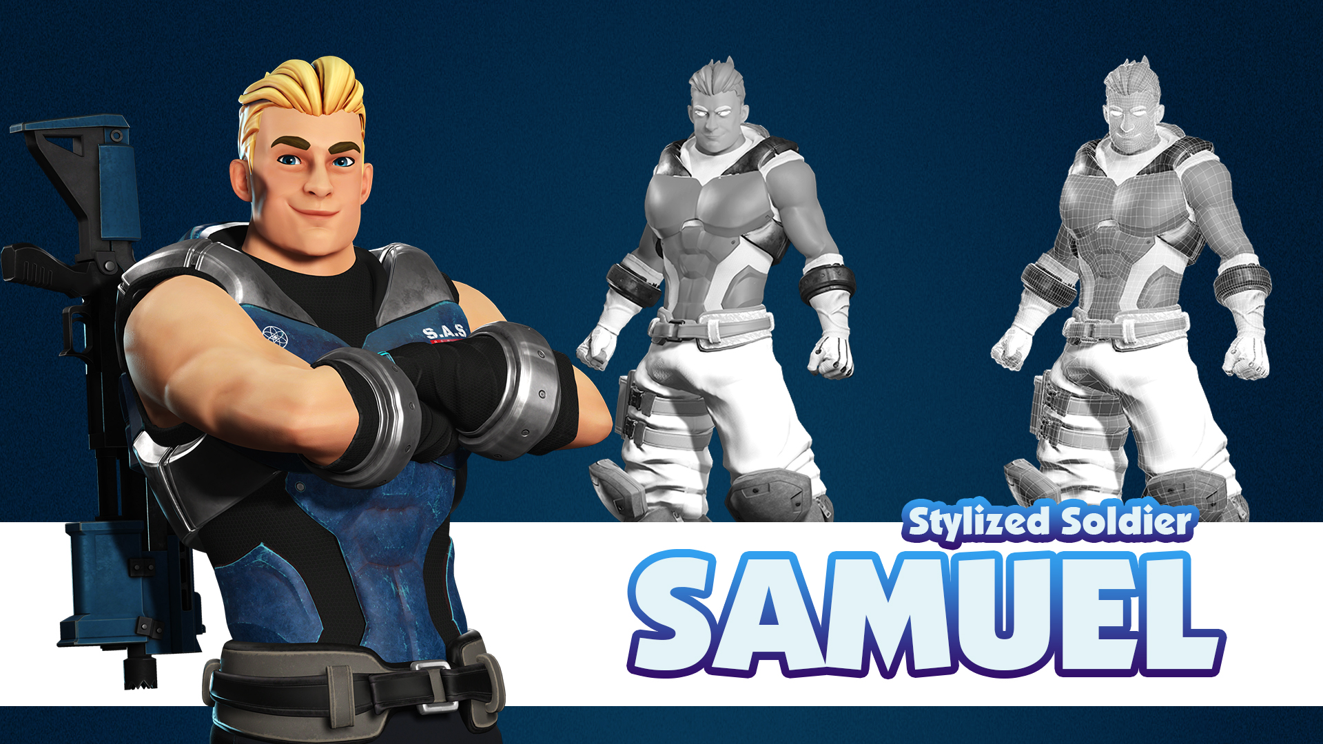 Samuel Stylized Soldier - Character Creator/Actor - Reallusion Content ...