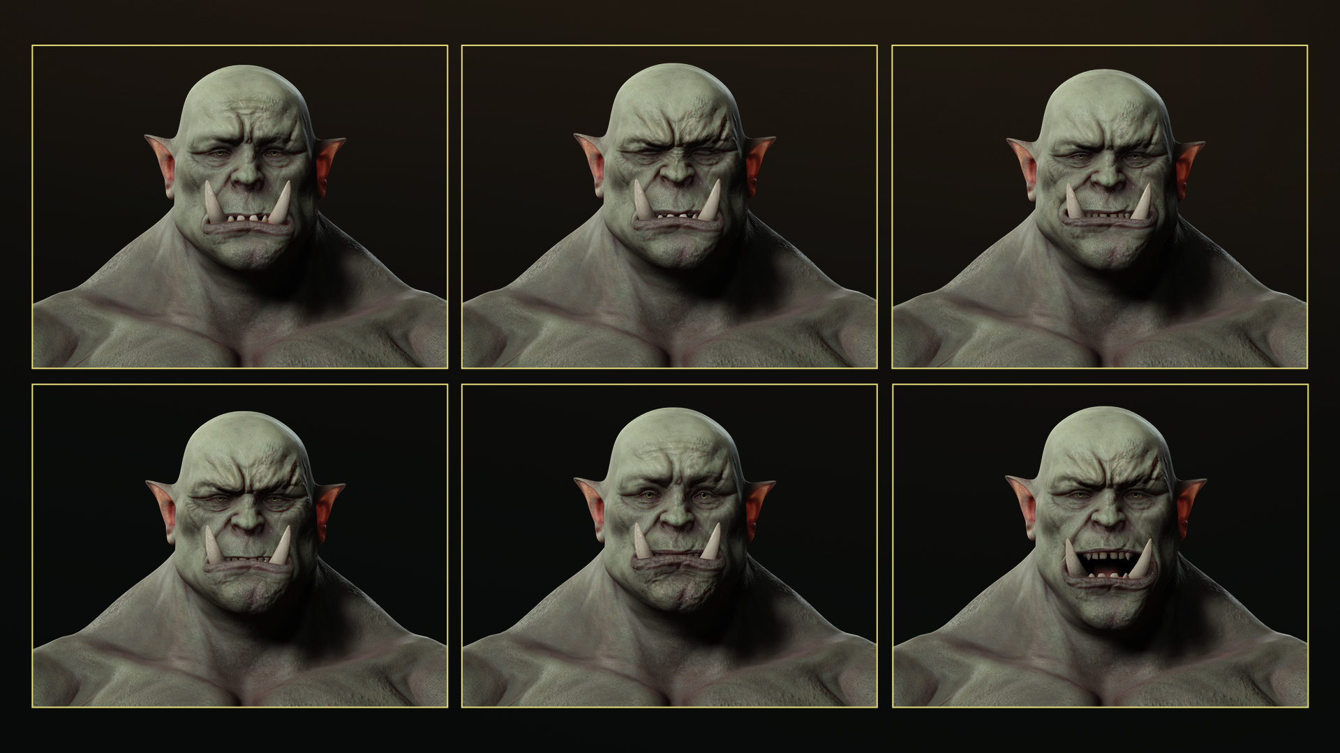 Orc Muscular - Character Creator/Actor - Reallusion Content Store
