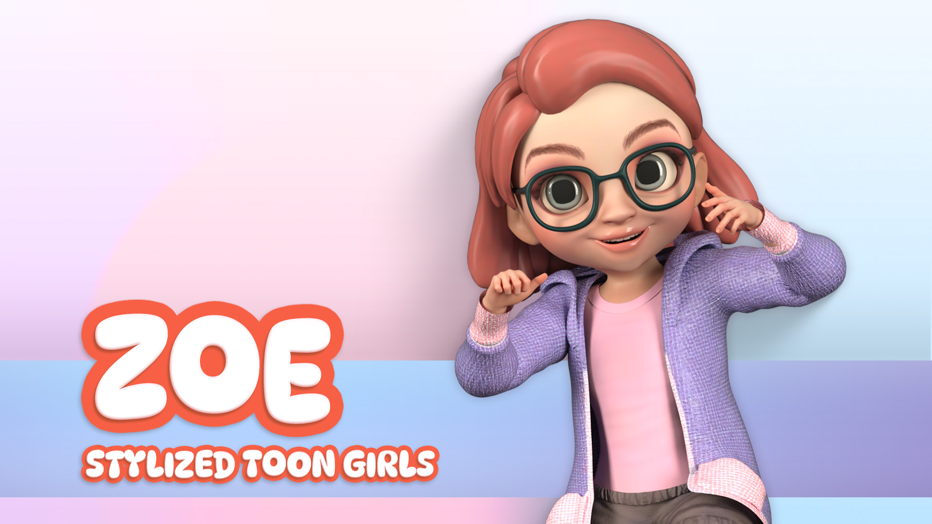 Stylized Toon Girls - Zoe - Character Creator/Actor - Reallusion ...