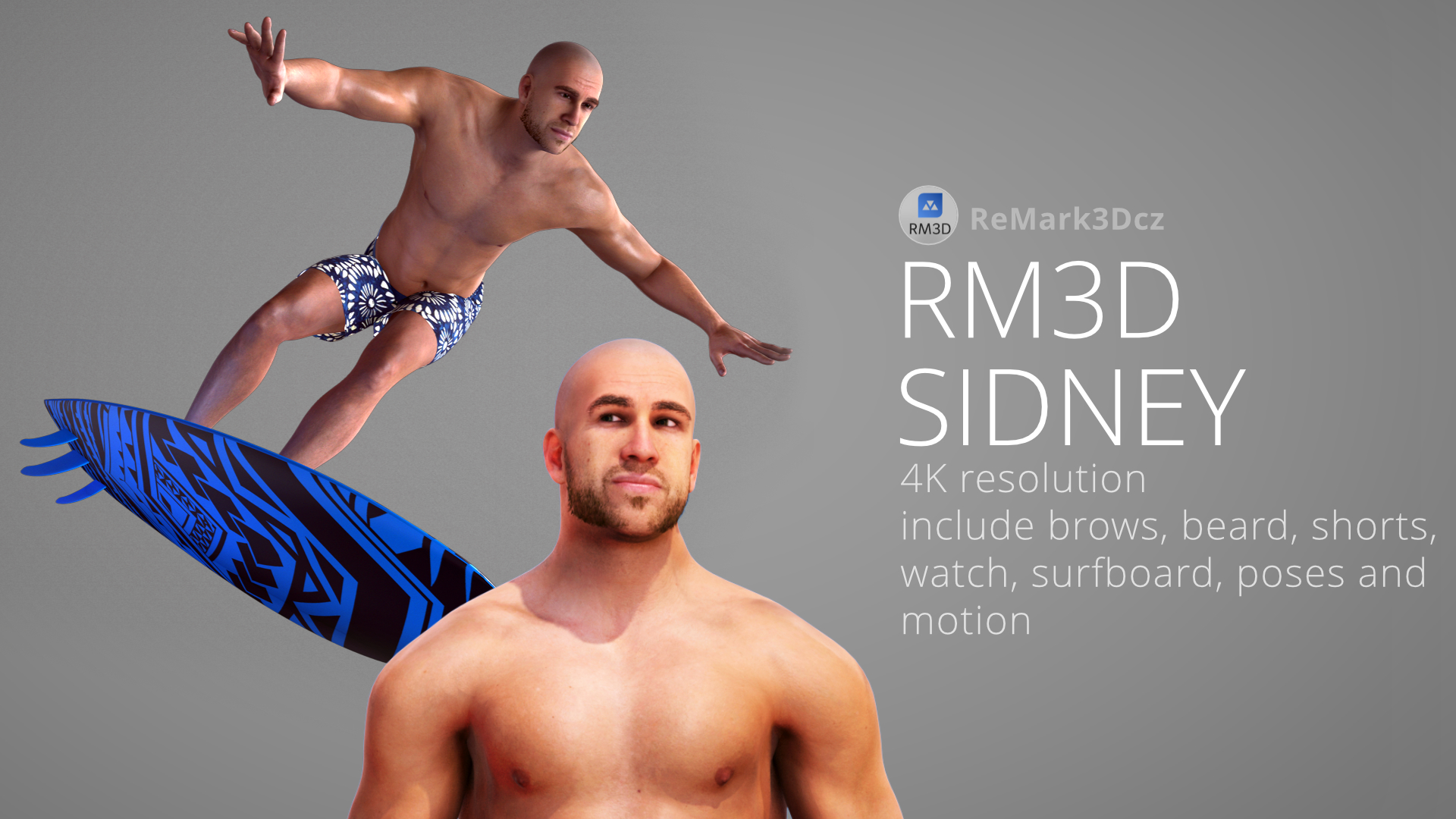 RM3D Sidney - Character Creator/Actor - Reallusion Content Store