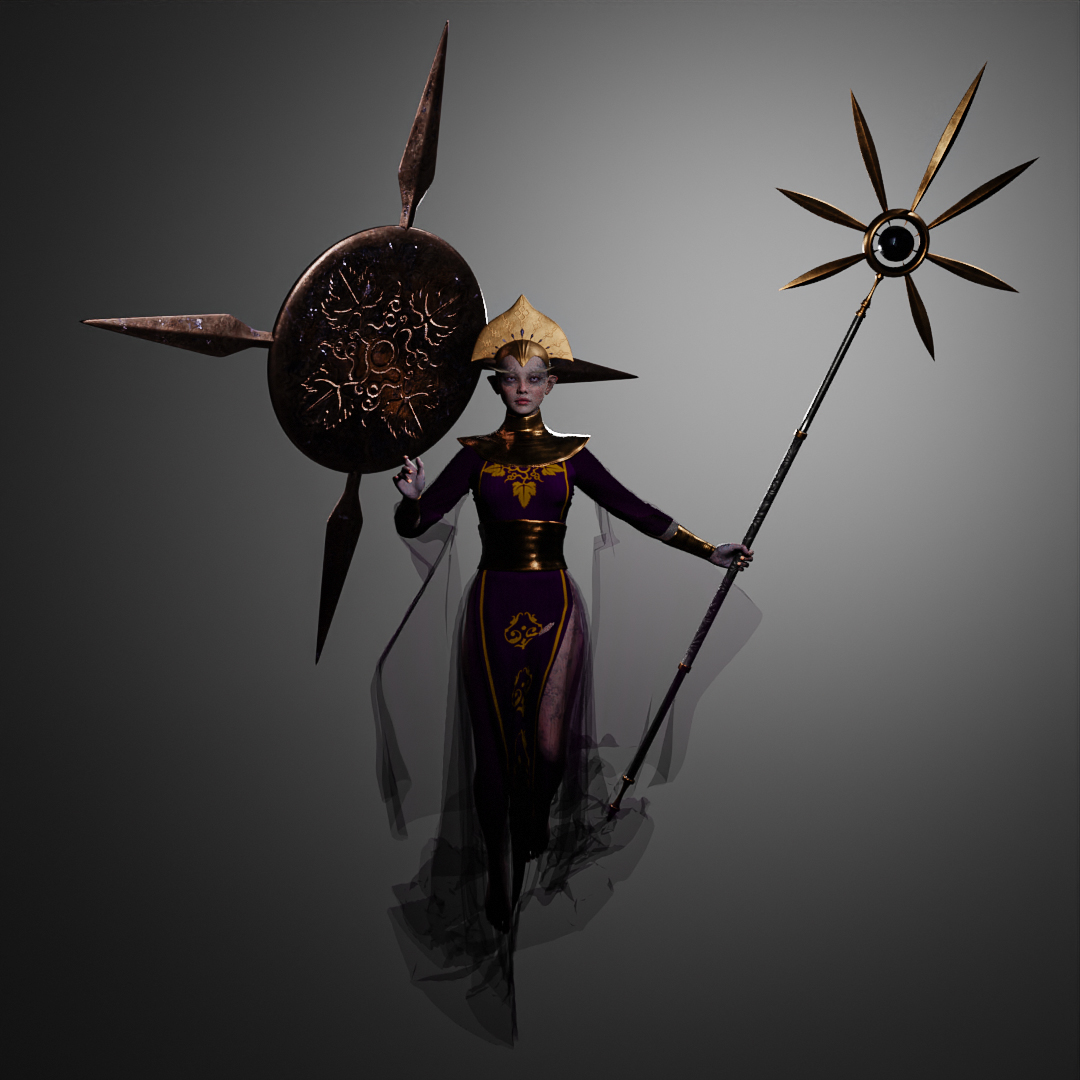 Thana the Archon of Death and Darkness - Fantasy Monster Character ...
