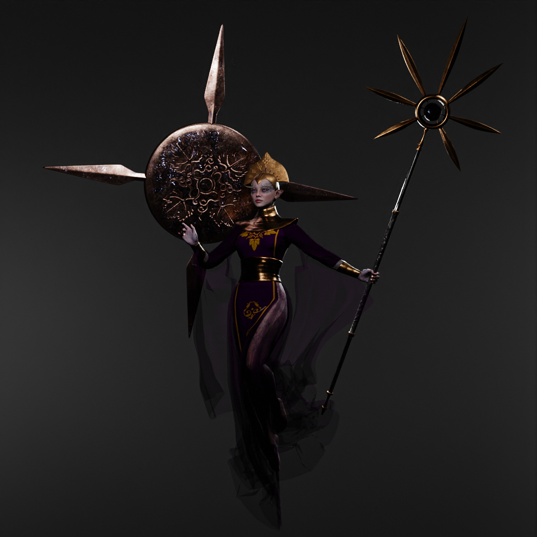 Thana the Archon of Death and Darkness - Fantasy Monster Character ...