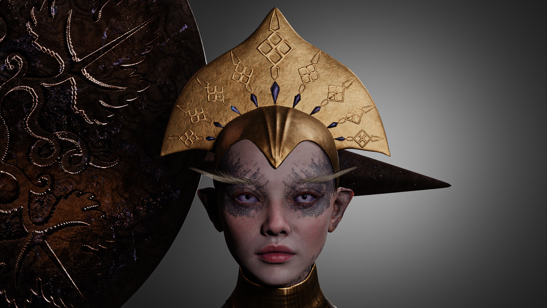 Thana the Archon of Death and Darkness - Fantasy Monster Character ...