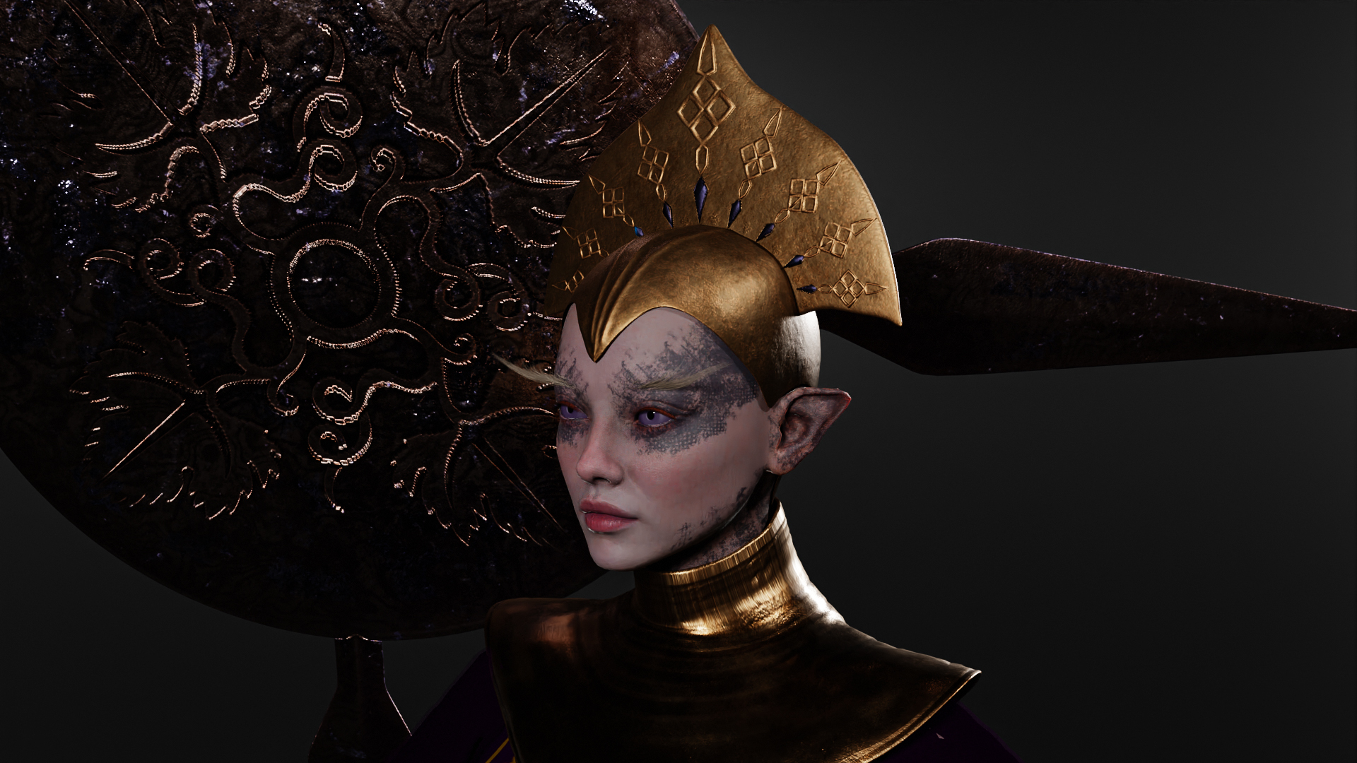 Thana the Archon of Death and Darkness - Fantasy Monster Character ...