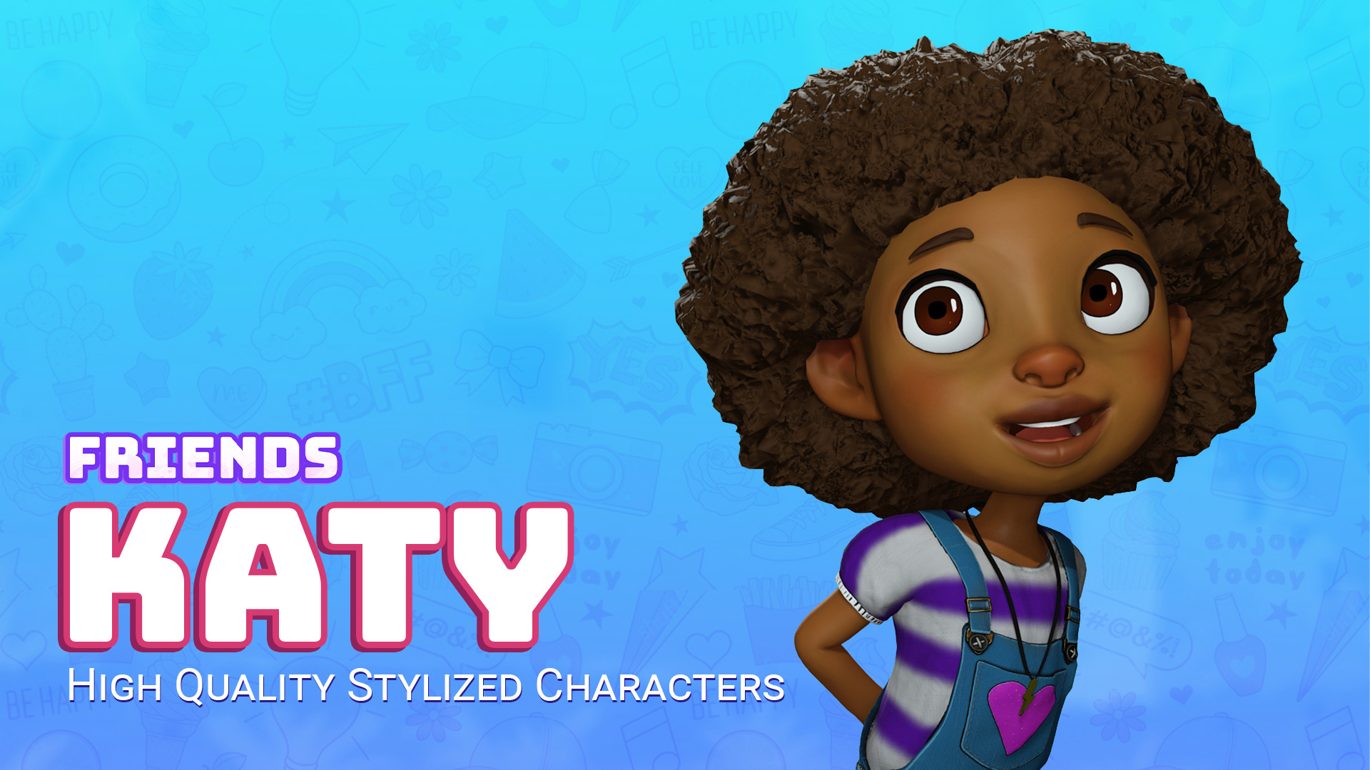 Friends - Katy - Character Creator/Actor - Reallusion Content Store