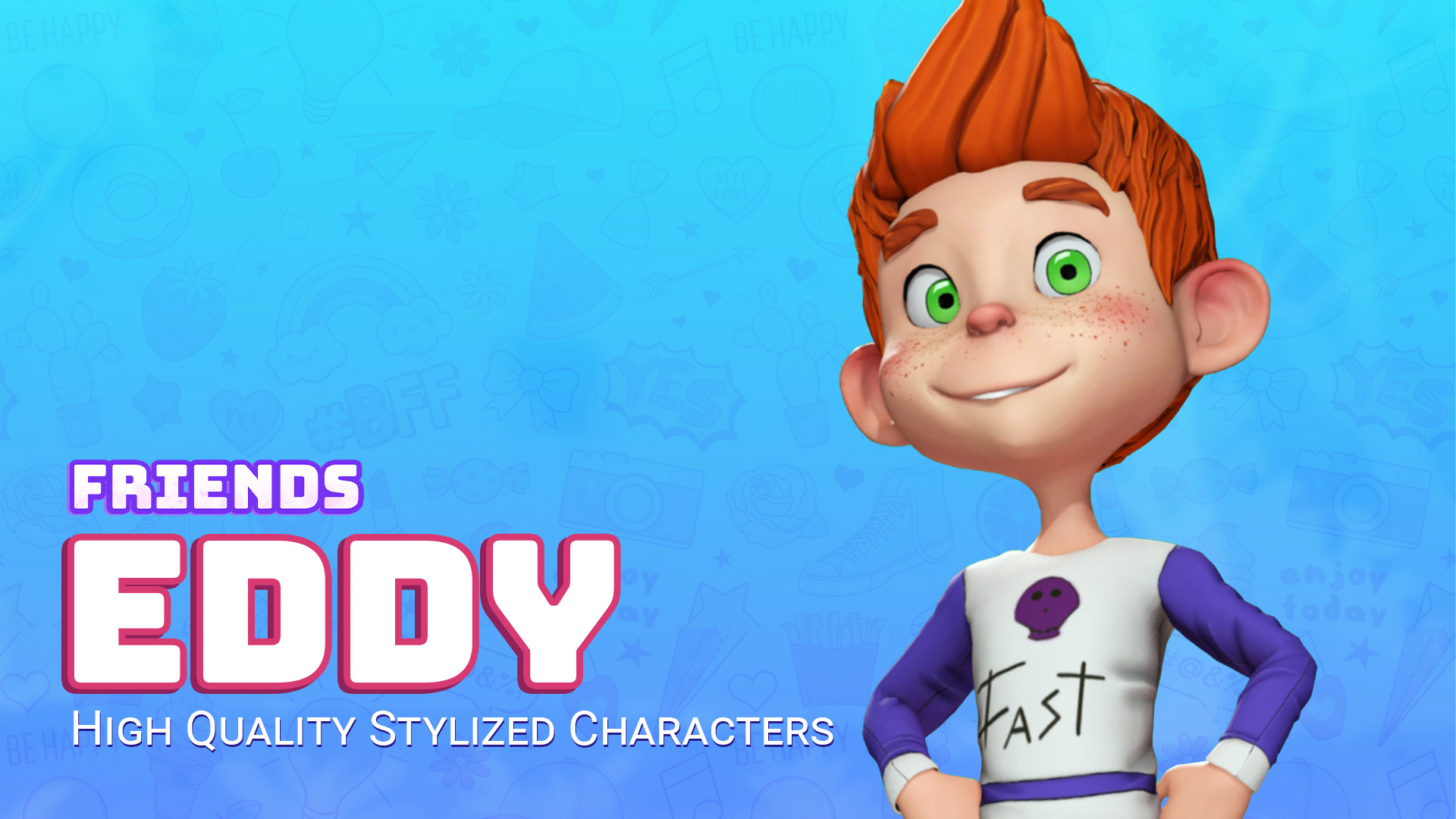 Friends - Eddy - Character Creator/Actor - Reallusion Content Store