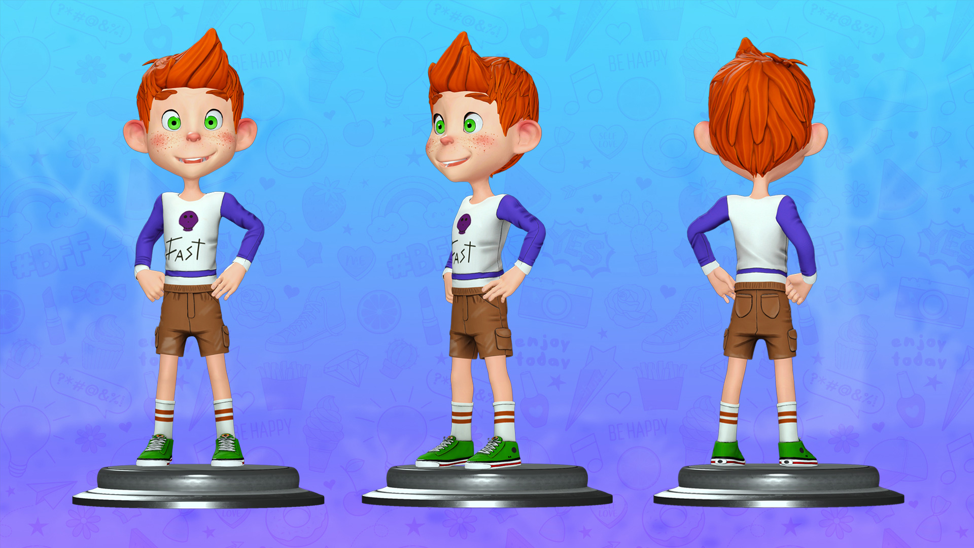 Friends - Eddy - Character Creator/Actor - Reallusion Content Store