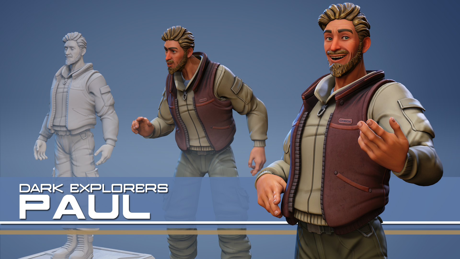 Dark Explorers - PAUL - Character Creator/Actor - Reallusion Content Store