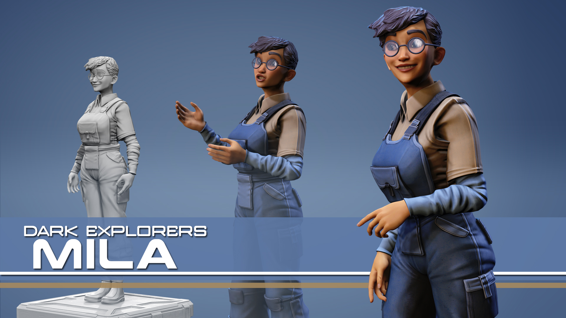 Dark Explorers - MILA - Character Creator/Actor - Reallusion Content Store