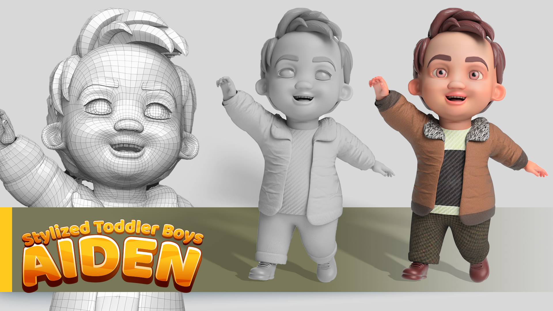 Aiden - Stylized Toddler Boys - Character Creator/Actor - Reallusion ...