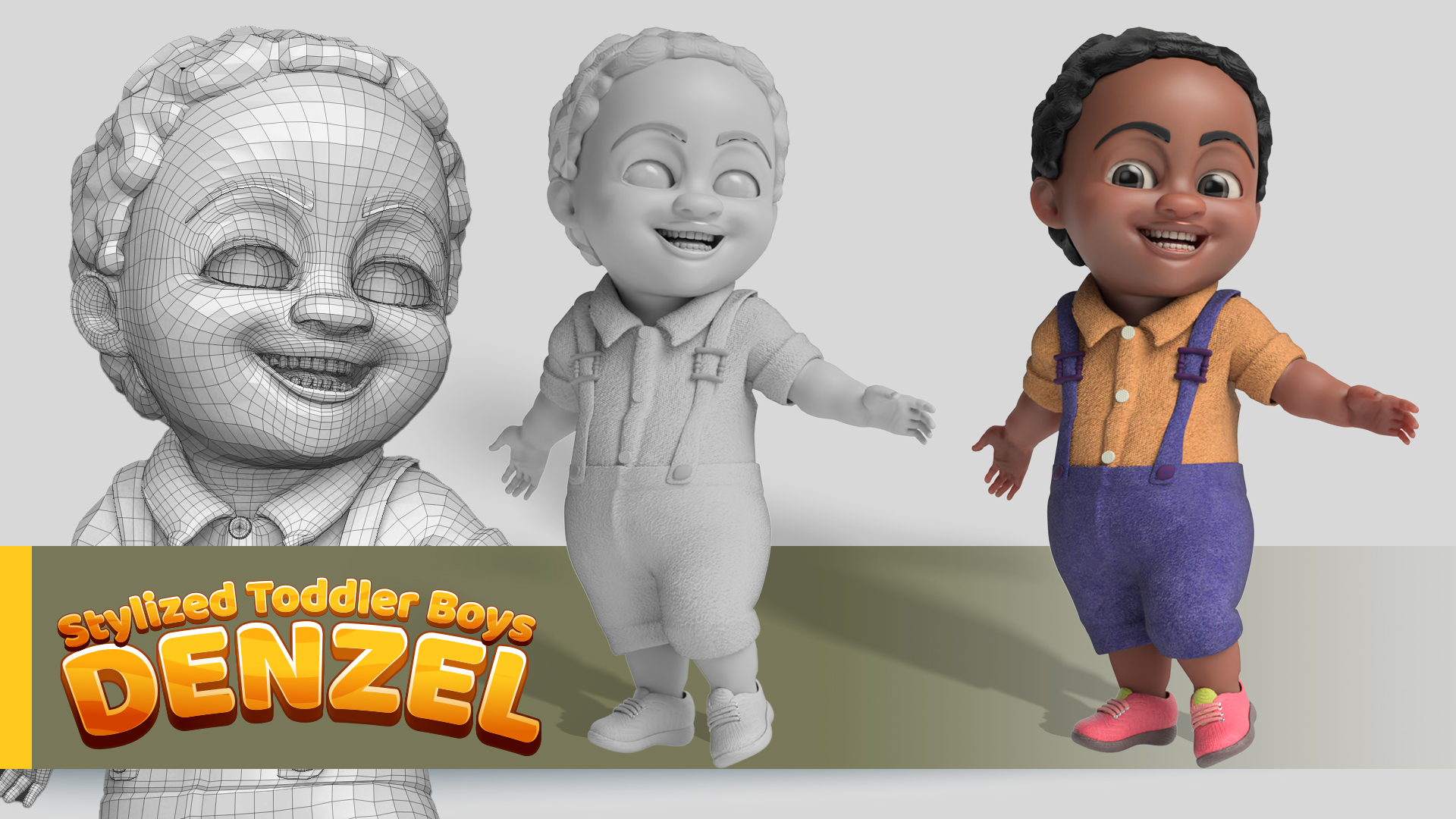 Denzel - Stylized Toddler Boys - Character Creator/Actor - Reallusion ...