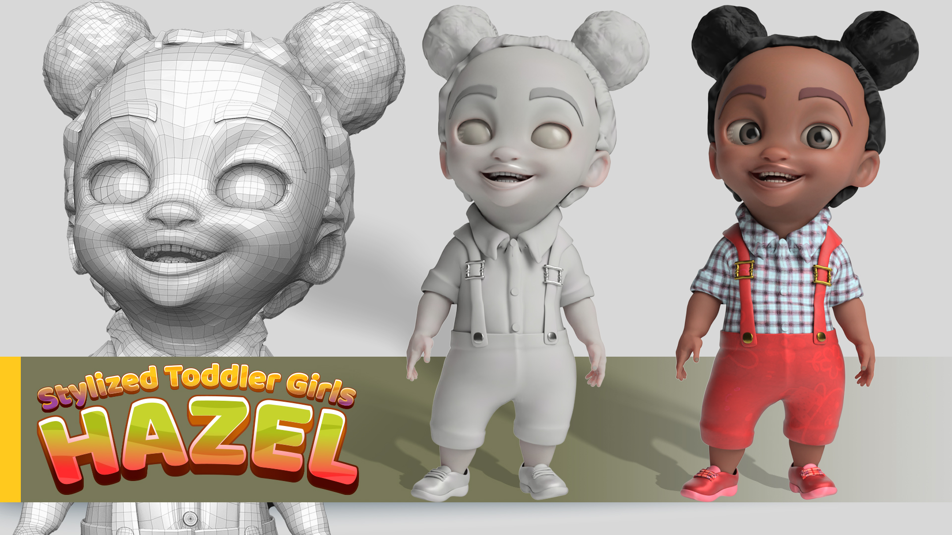 Hazel - Stylized Toddler Toon Girls - Character Creator/Actor ...