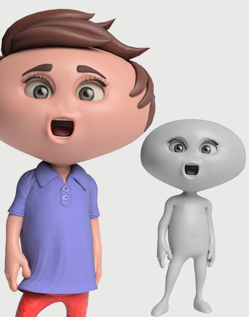 Kid - Sticky Toons - Character Creator/Actor - Reallusion Content Store