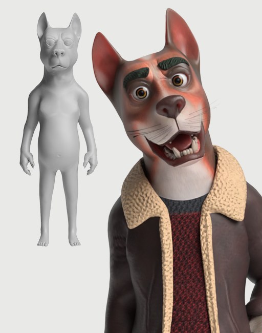 Stylized Toon Dogs Vol.1 - Character Creator/Combo (Multiple-PID ...