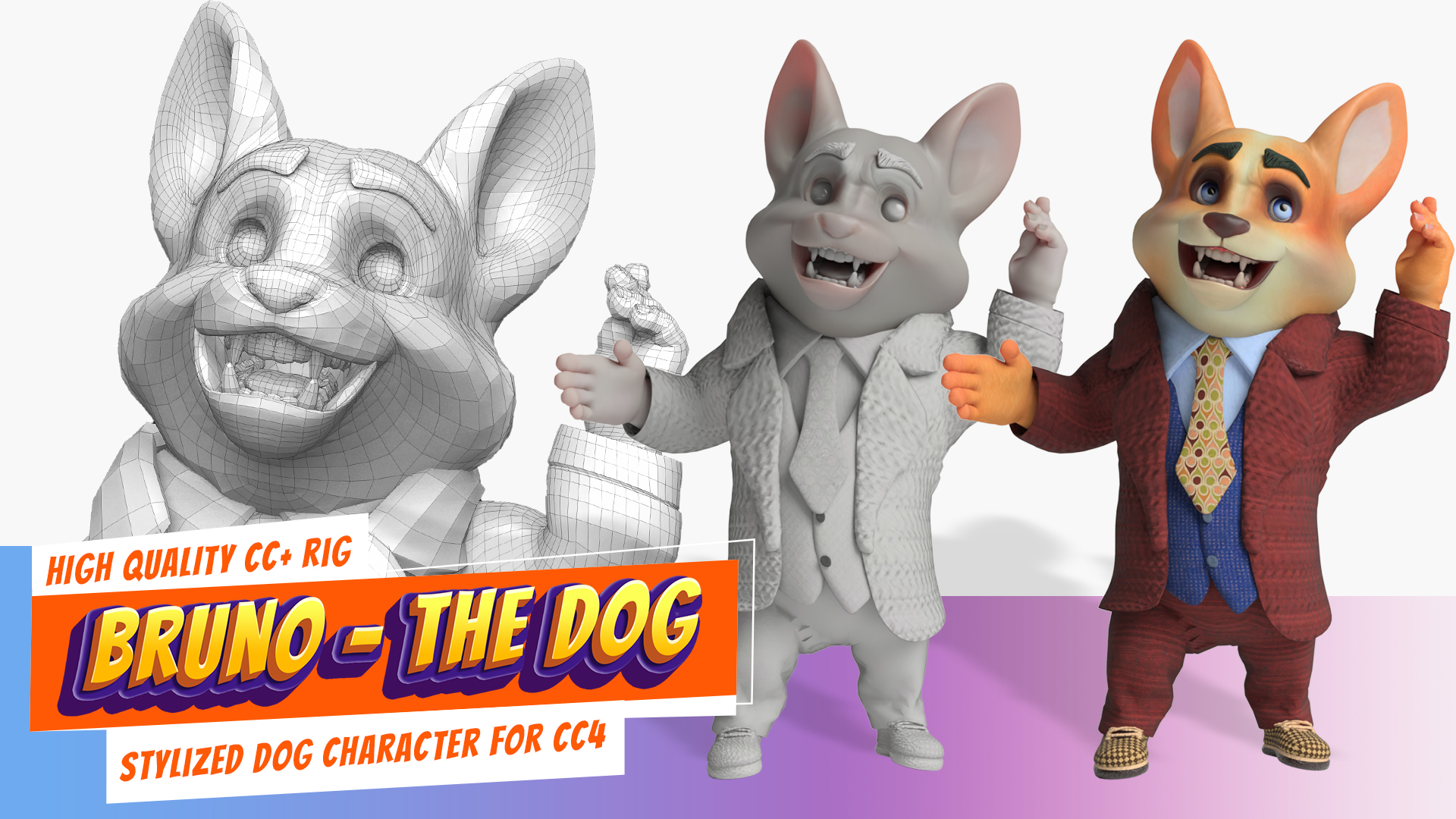 Bruno - Stylized Toon Dogs Vol 1 - Character Creator/Actor - Reallusion ...