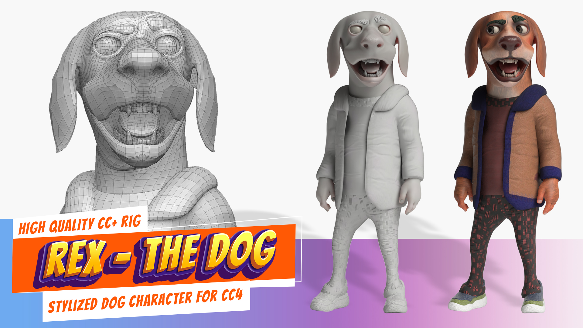 Rex - Stylized Toon Dogs Vol 1 - Character Creator/Actor - Reallusion ...
