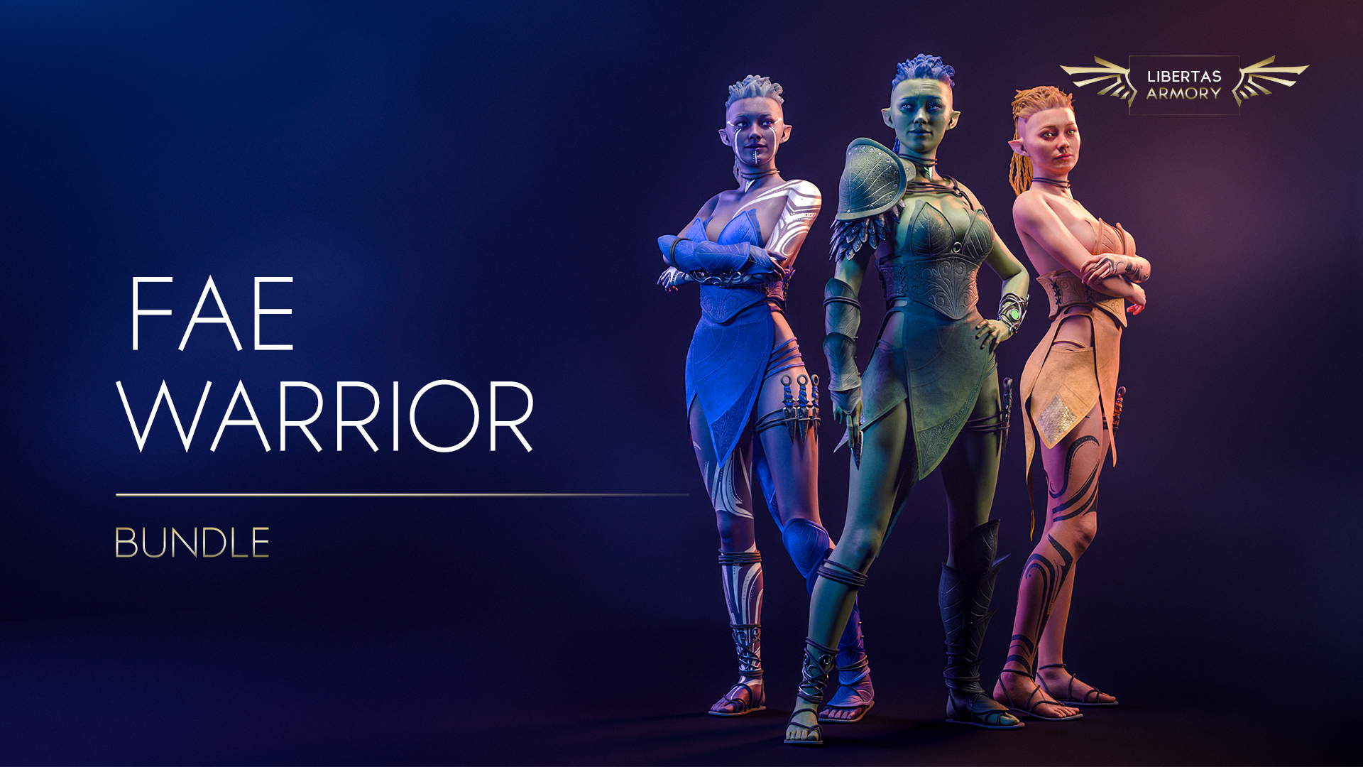 Fae Warrior - Bonus Items - Character Creator/Actor - Reallusion ...