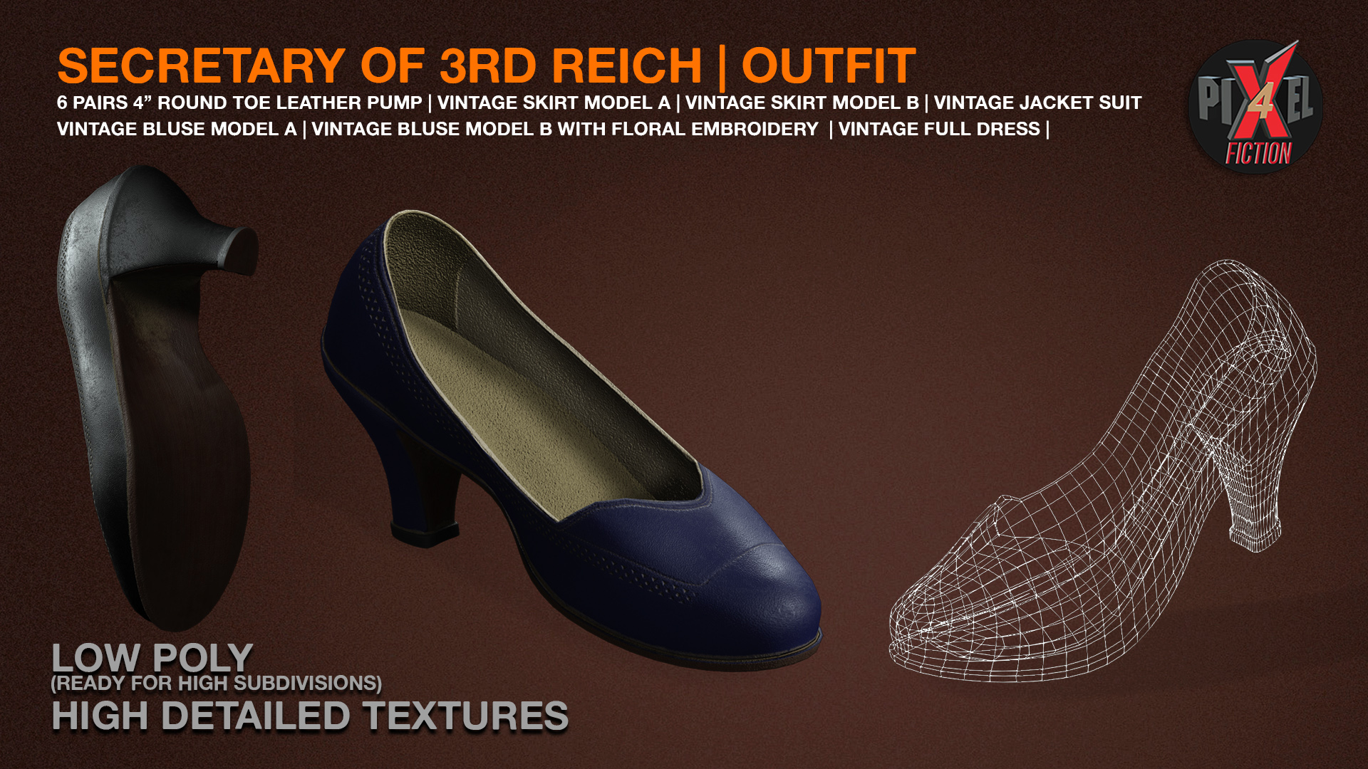 3rd reich secretary Outfit - Character Creator/Outfit - Reallusion ...