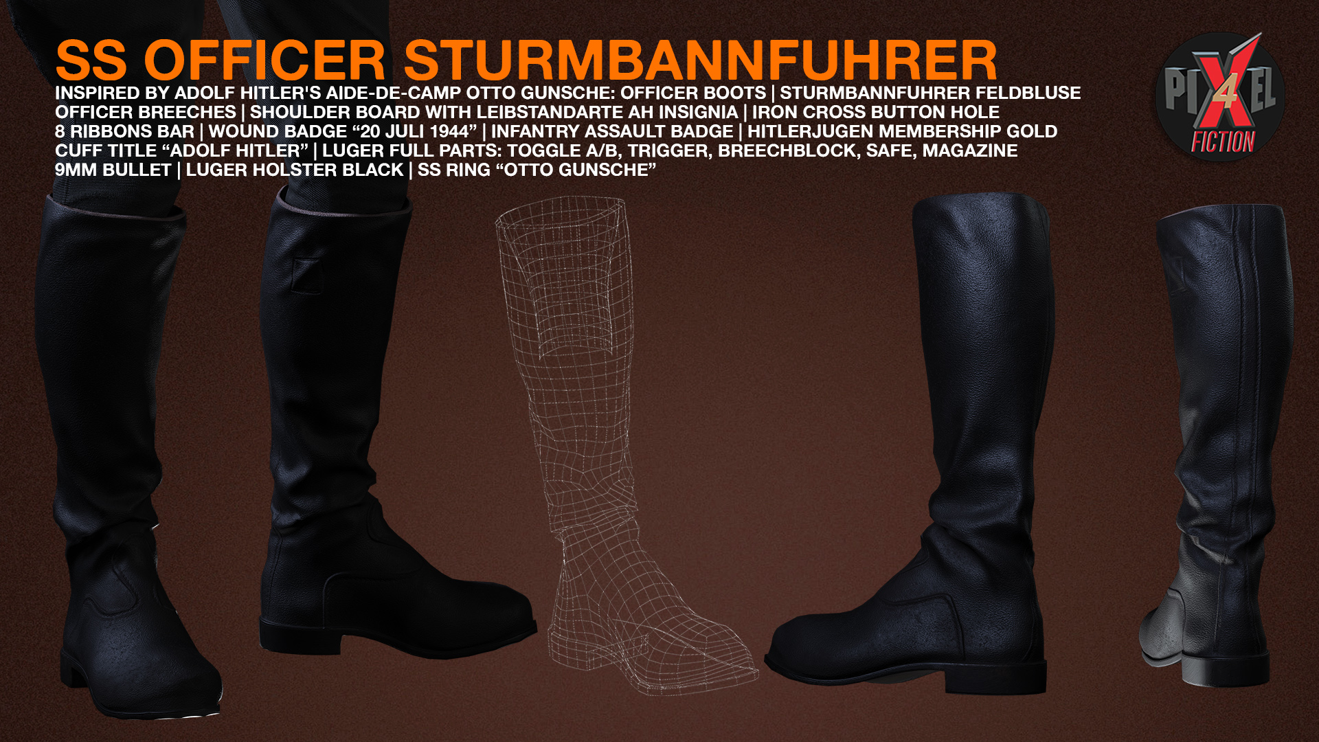 SS Officer Sturmbannfuhrer Outfit - Character Creator/Outfit ...