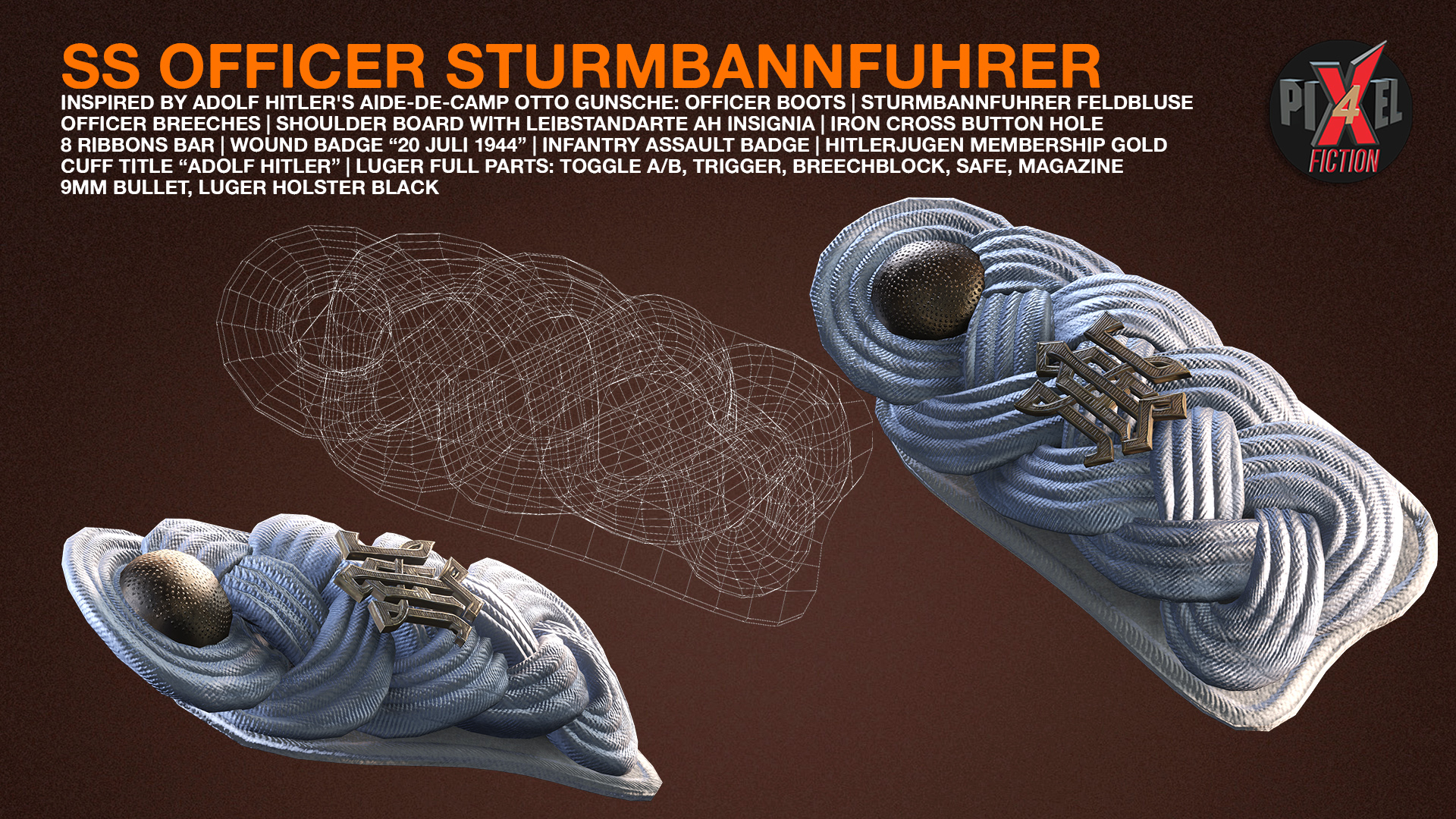 SS Officer Sturmbannfuhrer Outfit - Character Creator/Outfit ...