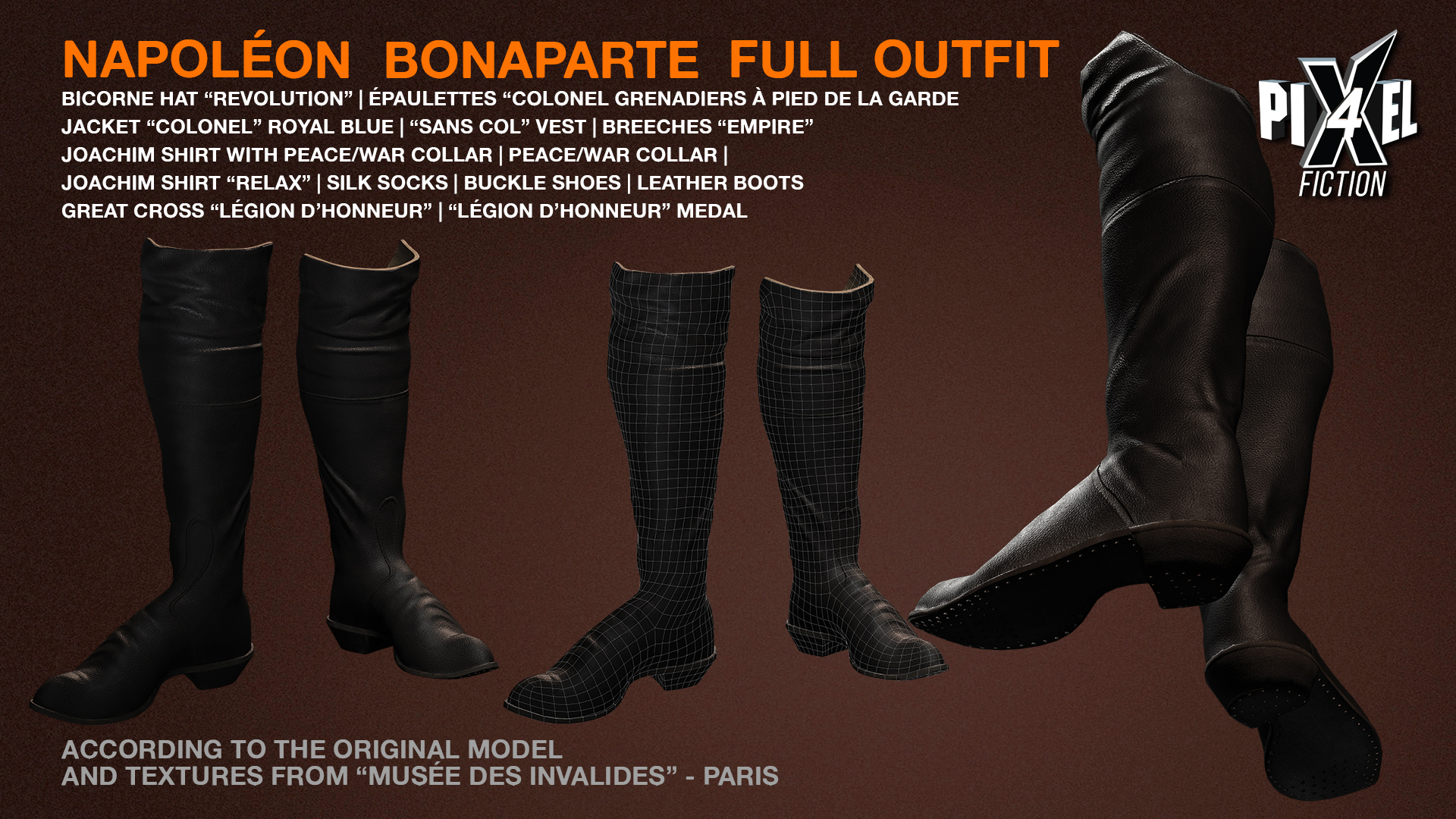 Napoleon Bonaparte Full Outfit - Character Creator/Outfit - Reallusion ...