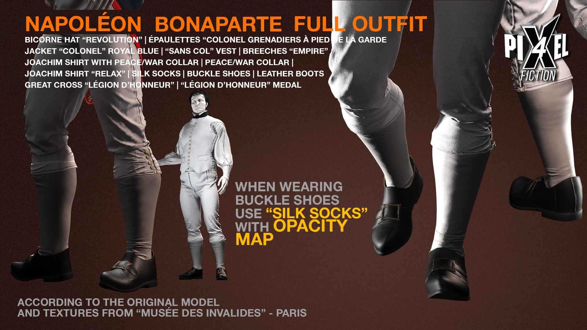 Napoleon Bonaparte Full Outfit - Character Creator/Outfit - Reallusion ...
