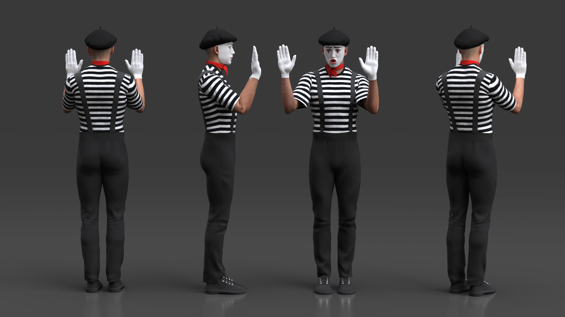 Kevin Mime - Character Creator/Outfit - Reallusion Content Store